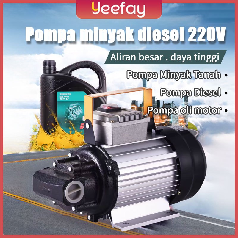 Jual Pompa Minyak AC 220V Solar Elektrik Diesel Transfer Pump 550W ...