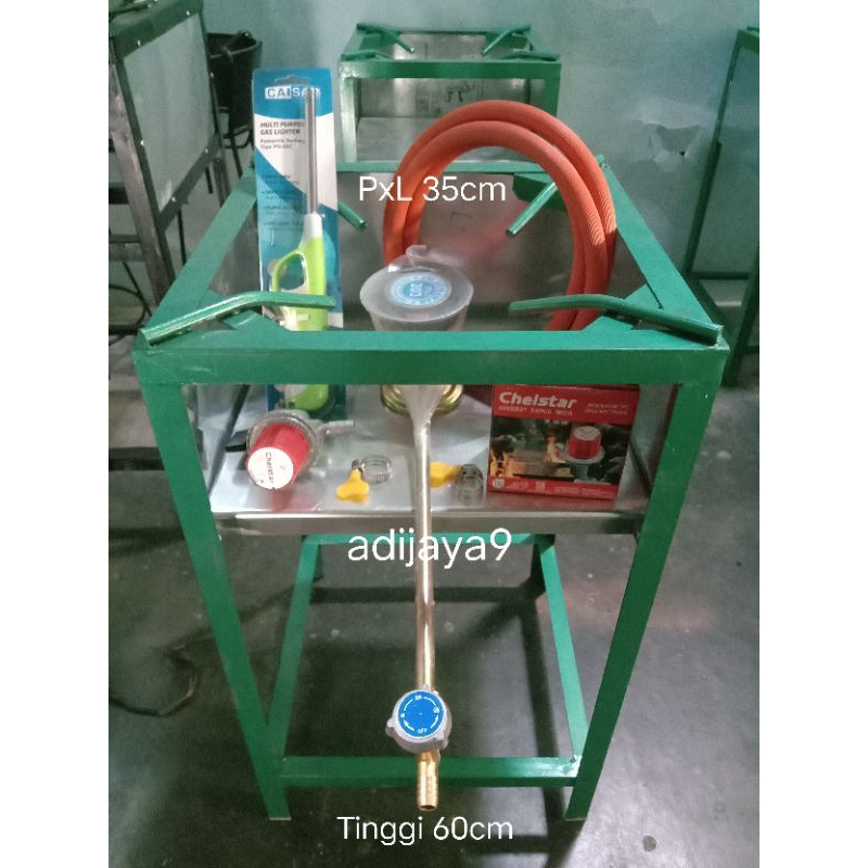 Jual 1 Set Kompor Semawar 203 / Kompor Gas Semawar 203 Set Plus Rangka ...