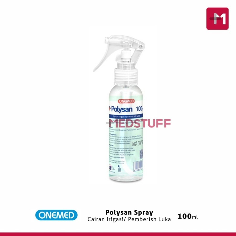 Jual Polysan Spray 100ml Botol Cairan Cuci Luka PHMB Polysan Onemed ...