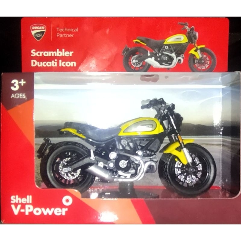 Jual diecast shell, motor seri ke 2 scrambel ducati icon seri ...