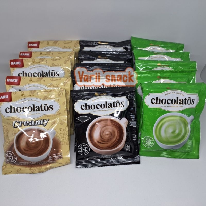 Jual Chocolatos Drink Minuman Coklat Macha Creamy 1Renceng Isi 10pcs ...