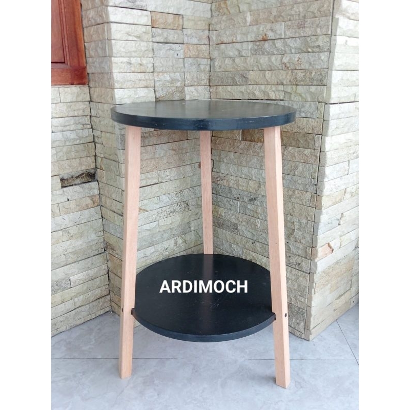 Jual meja bunga kayu T-55 cm | Shopee Indonesia