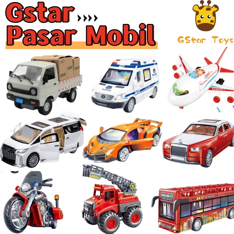 Jual Gstar Set Mainan Pasar Mobil, Berbagai Model & Mainan, Hadiah Anak ...