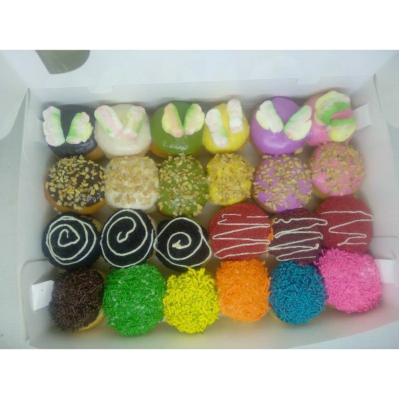 Jual donat mini donat mini kapas donat susu donat goreng super lembut ...