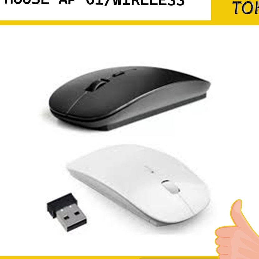 Jual Hot Mouse slim Mouse wirelessMOUSE AVANMouse 24G Silent Wireless ...