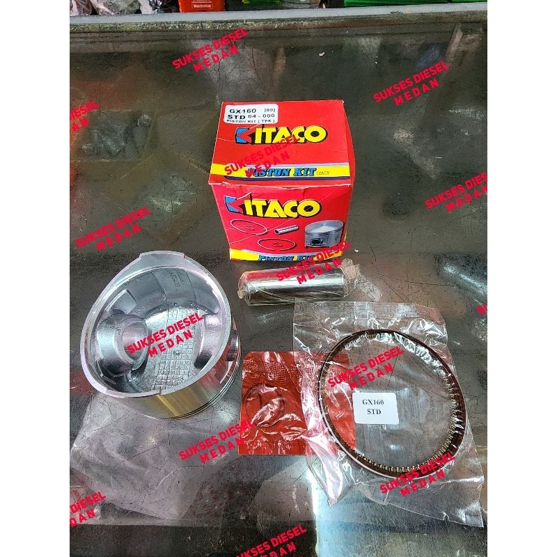 Jual GX160 GX 160 Piston Ring Pin Circlip Seher Komplit Mesin Bensin Engine Genset 5.5HP ( RING ...