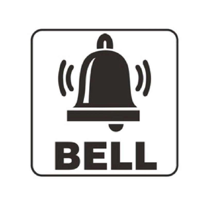 Jual Tulisan Bell pintu rumah akrilic tanda bell rumah petunjuk bell ...