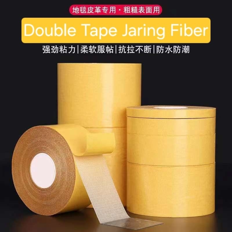 Jual Double Tape Jaring Fiber Lem 2 Sisi Super Kuat Dabel Tip Kain ...
