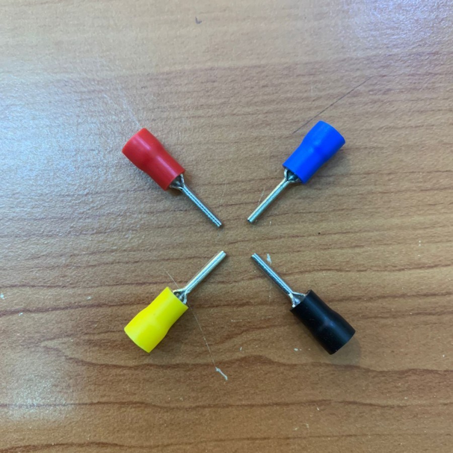 Jual Skun Pin Tusuk PTV - 1.25-12 Sekun Jarum Ferules Insulated Kabel 0 ...