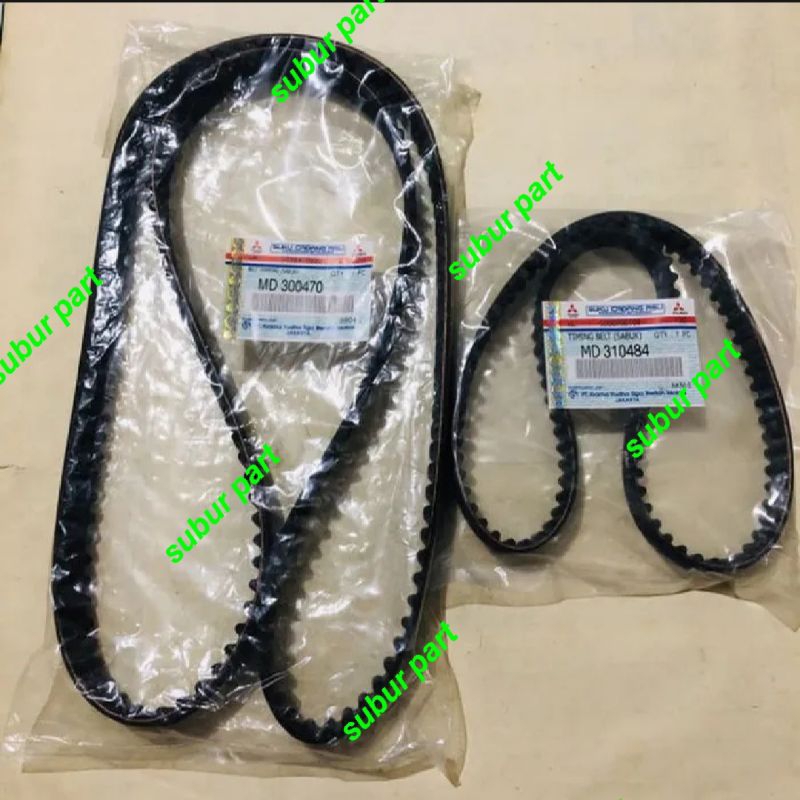 Jual sabuk timing / timing belt set panjang pendek L300 diesel L039 new ...