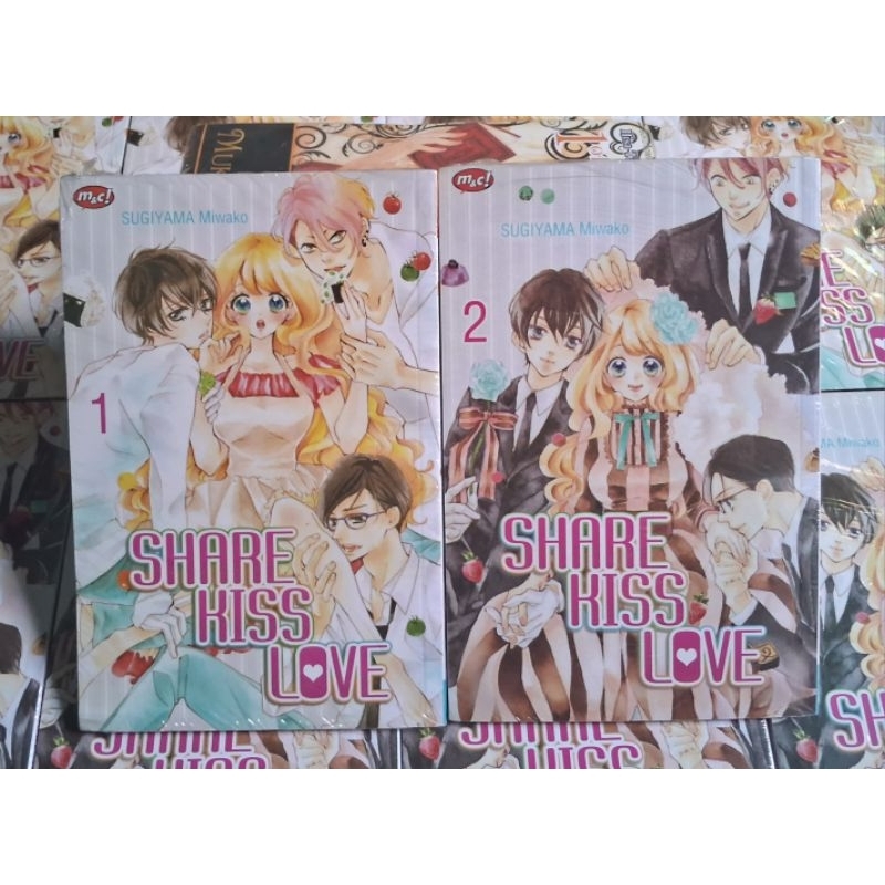 Jual ( Komik Set ) Share Kiss Love Vol. 1&2 - Sugiyama Miwako | Shopee Indonesia