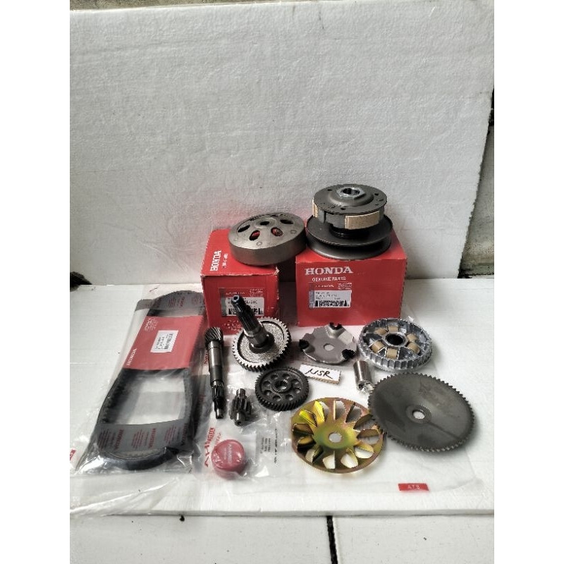 Jual PAKET FULL SET CVT+GIGI RASIO ASSY HONDA BEAT FI SCOOPY FI SPACY ...