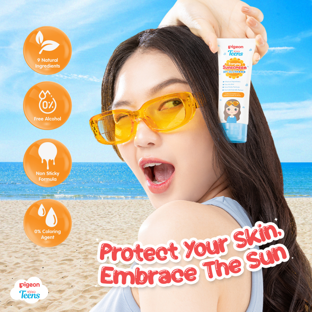 Jual PIGEON TEENS EVERYDAY SUNSCREEN SPF 35/PA+++ 30ml | Sunscreen ...