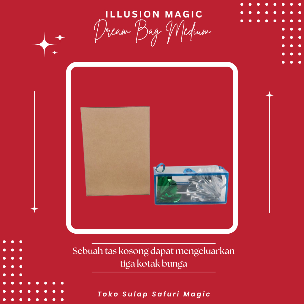Jual Alat Sulap Dream Bag Medium - Sulap Kotak Bunga - Sulap Tas Ajaib ...