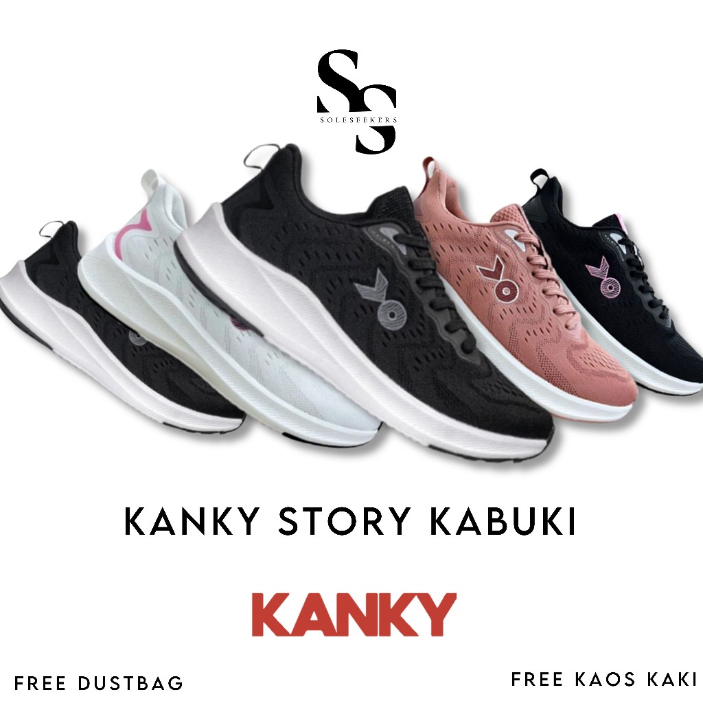 Jual Sepatu Kanky Story Kabuki Sepatu Sneakers Casual Sepatu Running ...