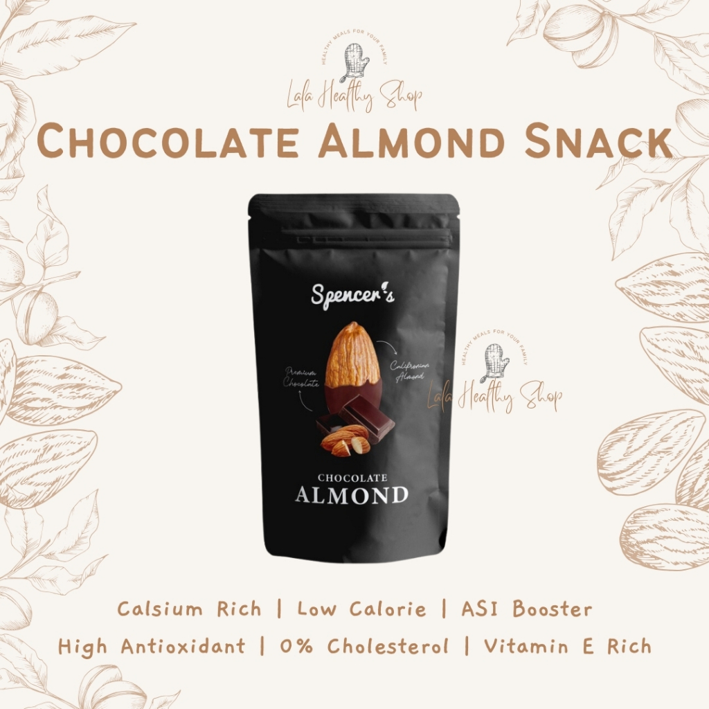 Jual Spencer's Chocolate Almond Snack (40gr) Spencers Healthy Snack ...