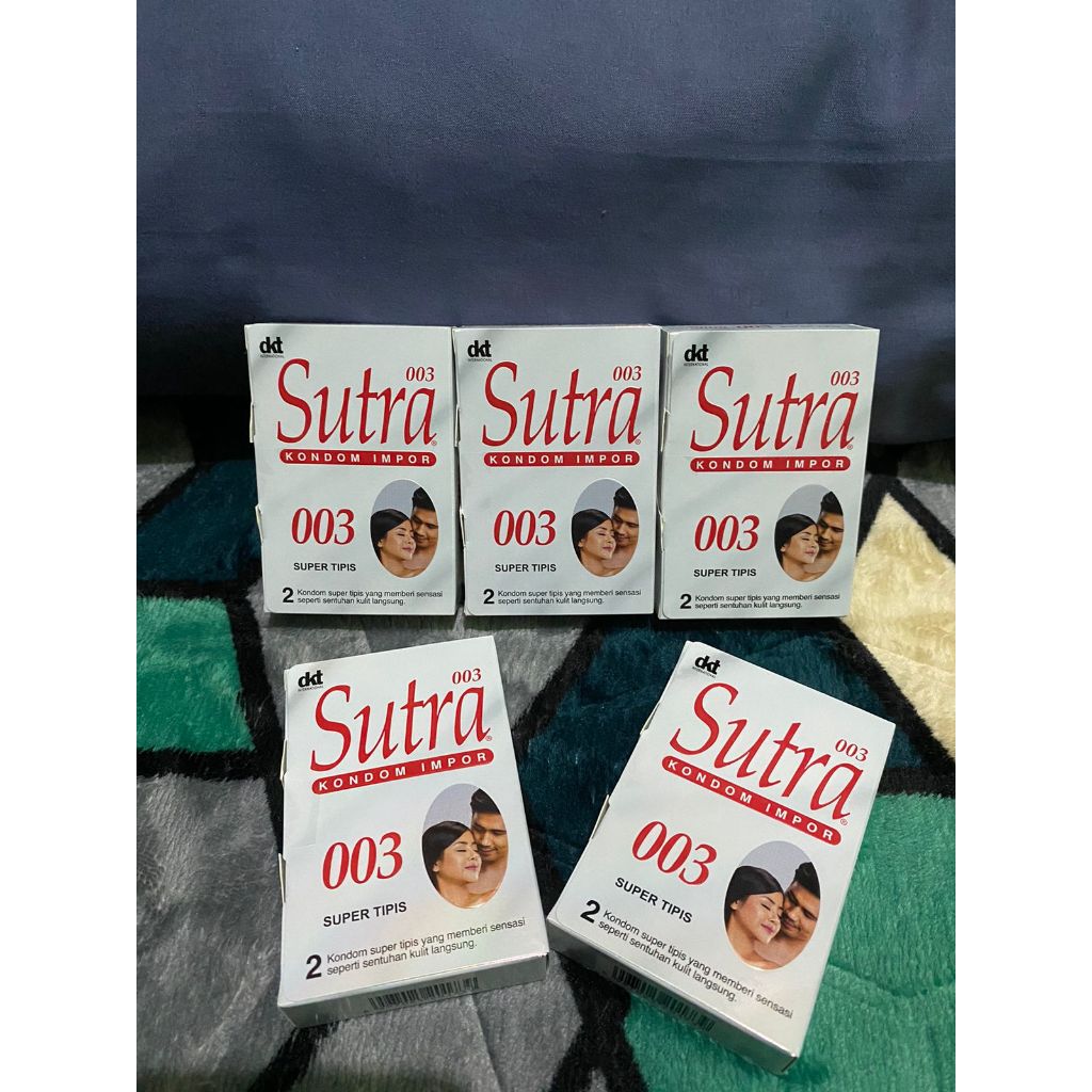 Jual PAKET LENGKAP 5 KOTAK ISI 2 PCS SUTRA 003 SUPER TIPIS II SUTRA ...