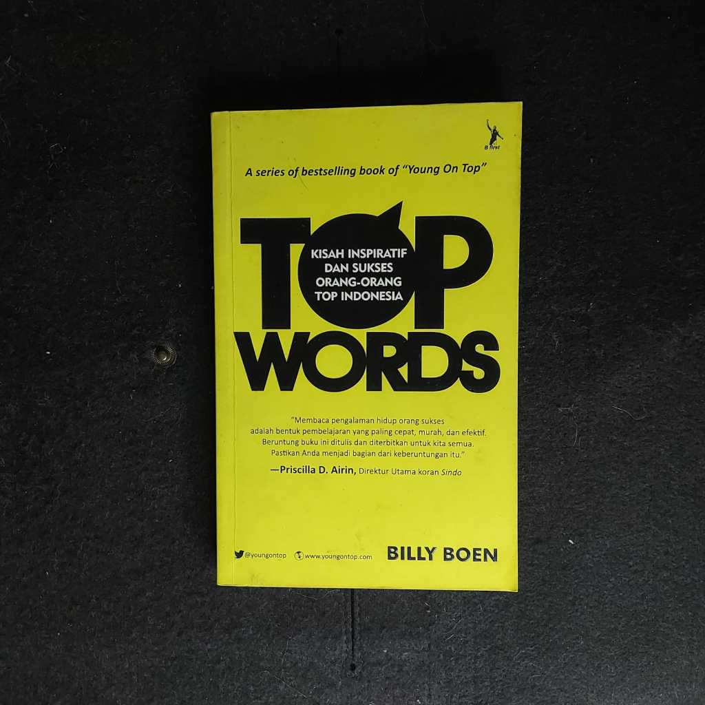 Jual Buku Top Words By Billy Boen Preloved Original | Shopee Indonesia