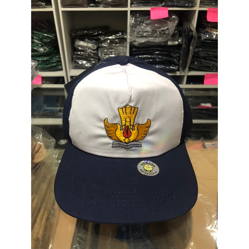 Jual TOPI SMP PUTIH BIRU | Shopee Indonesia