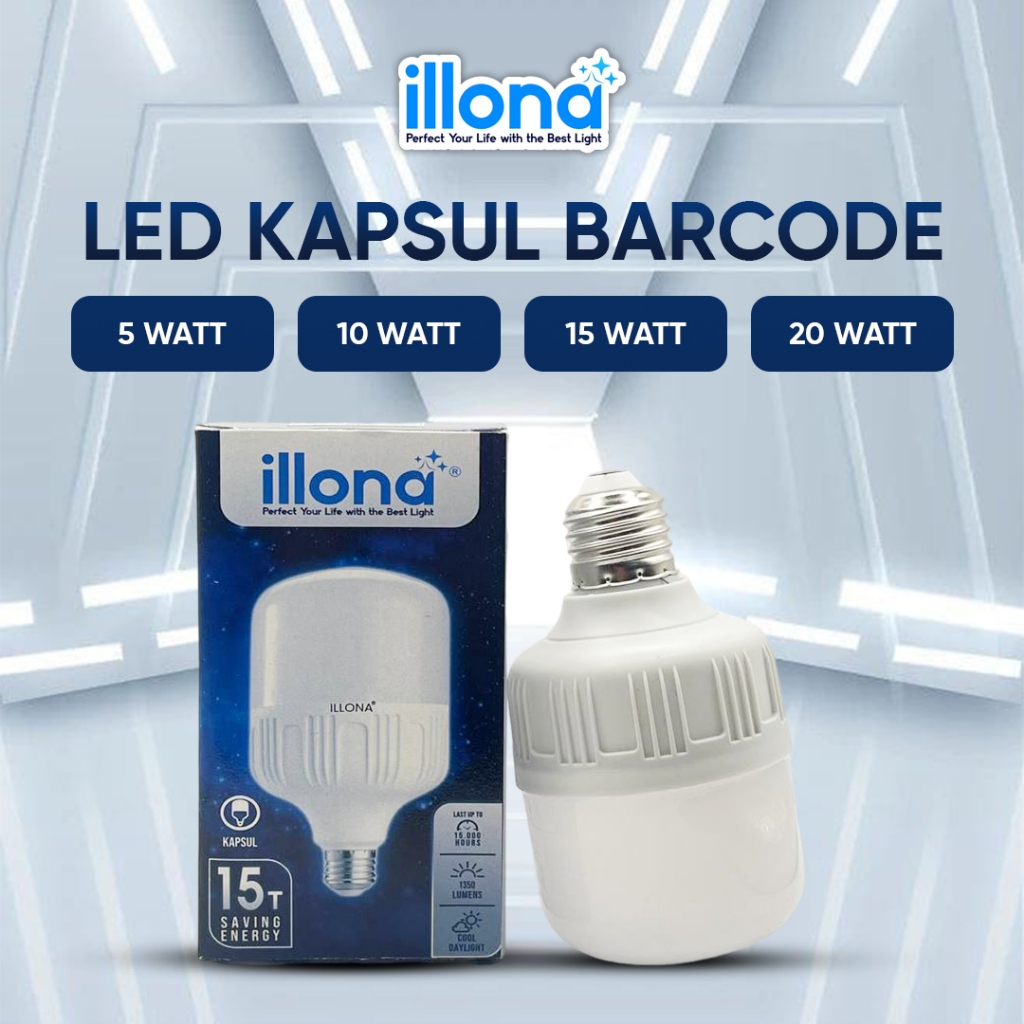Jual Barcode lampu illona 5 watt | Shopee Indonesia