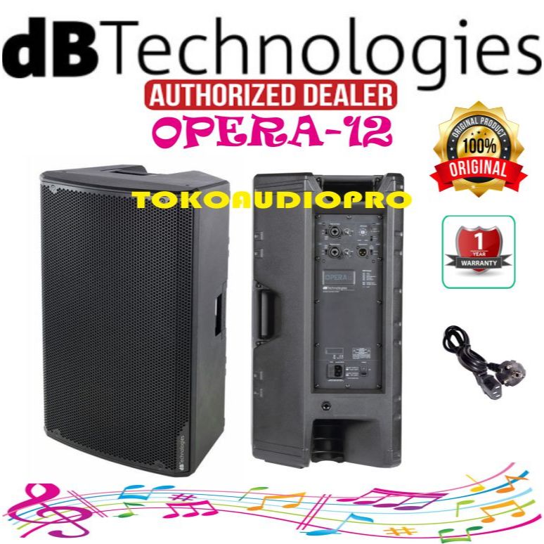 Jual Speaker dB Technologies Opera 12 12" Active PA Speaker Aktif ...