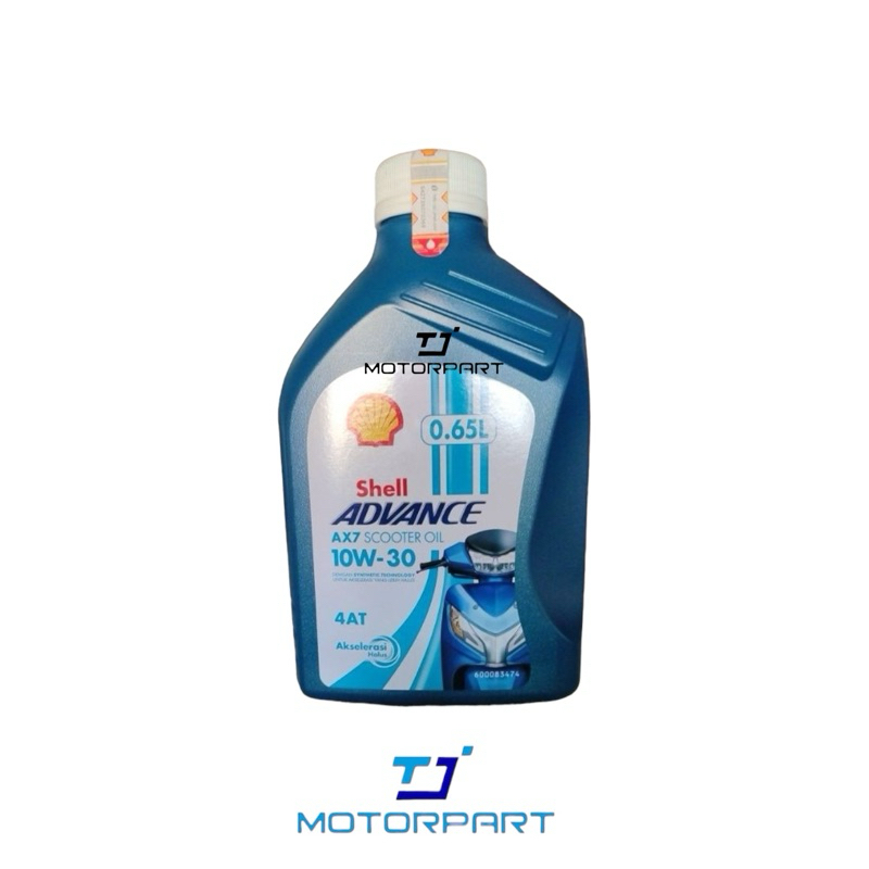 Jual Oli Shell Advance AX7 Matic 10W-30 0,65 Liter 100% Original ...