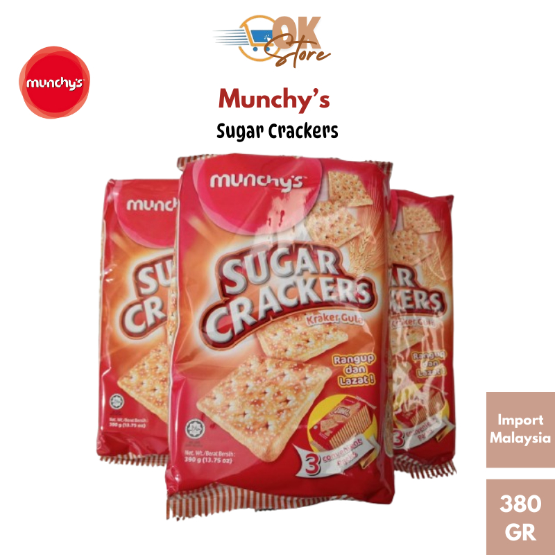 Jual Munchy's Sugar Crackers / Munchys Kraker Gula 390 GR (Expiry Lama ...