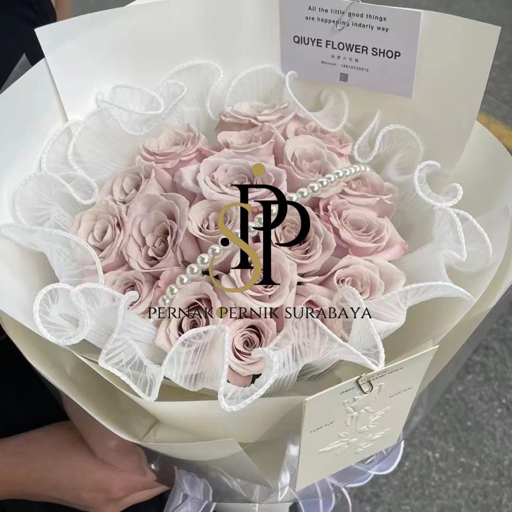 Jual KAIN RENDA BUNGA SIMPLE BIASA RENDA MUTIARA RENDA LED, WRAP BUNGA ...