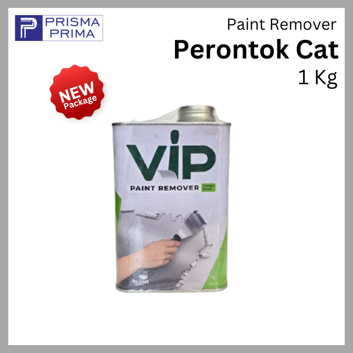 Jual VIP Paint Remover Pengupas Perontok Cat Tembok Duco Minyak 1 Liter ...