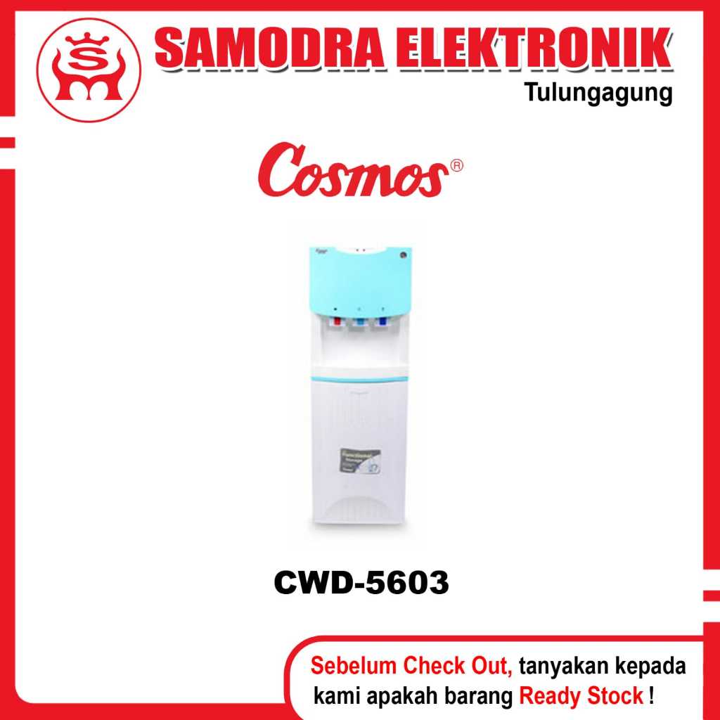 Jual Dispenser COSMOS CWD-5603 | Dispenser Galon Atas Cosmos 3 Keran ...