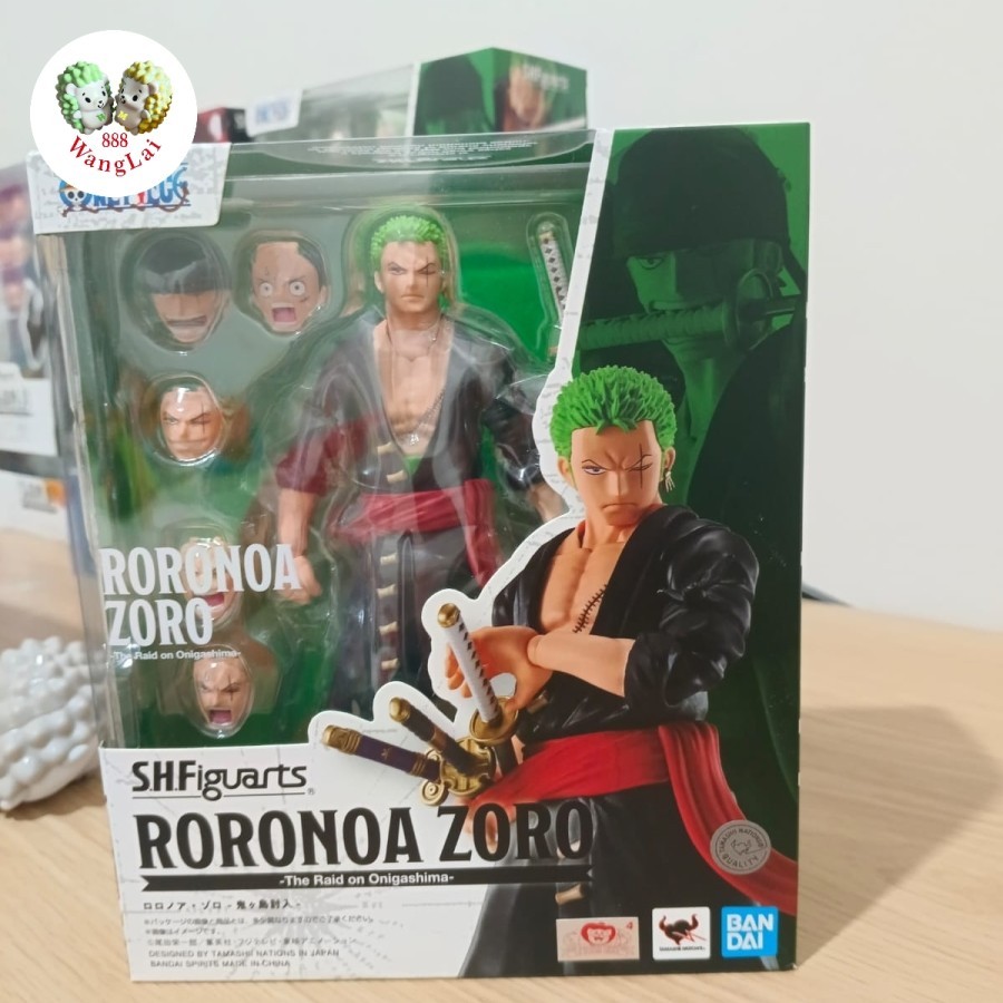 Jual SHF S.H.Figuarts Roronoa Zoro Raid on Onigashima Bandai Ver. One ...