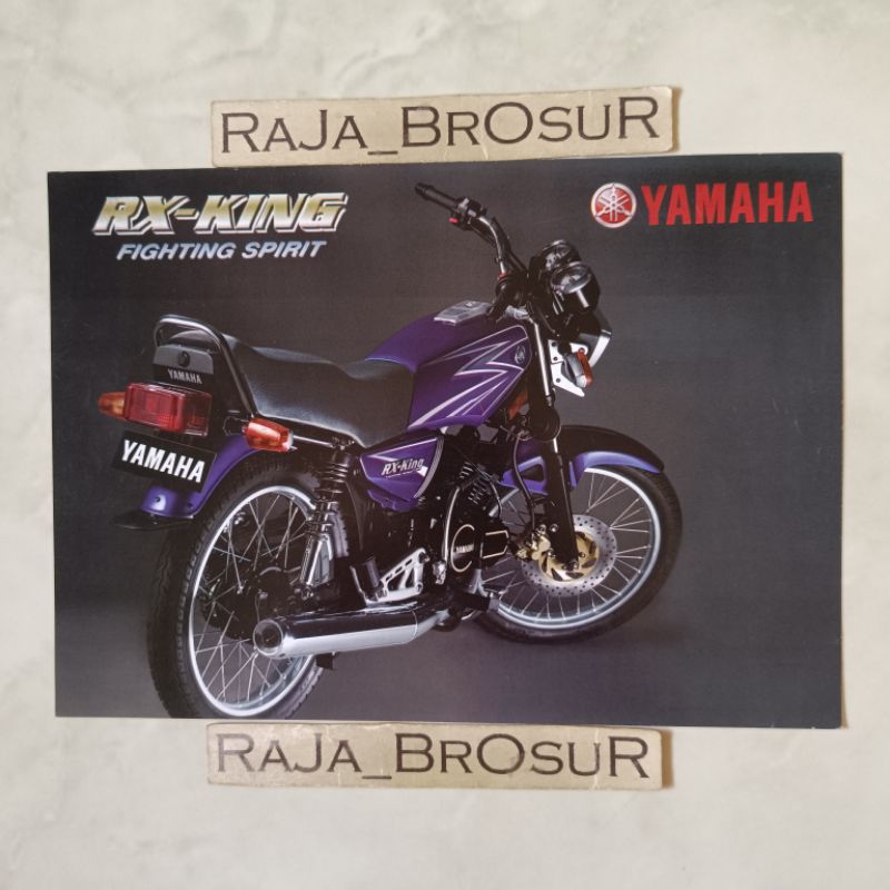 Jual Poster brosur katalog flyer jadul lawas Yamaha RX King New 3KA ...