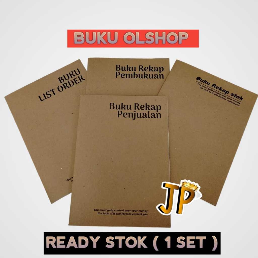 Jual BUKU OLSHOP | BUKU REKAP 1 SET ( 4 buku) PENJUALAN | PEMBUKUAN ...