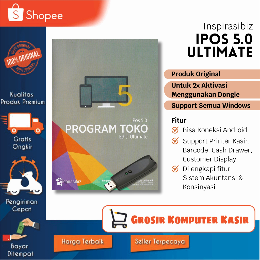 Jual Program Toko IPOS 5 Ultimated [DONGLE EDITION] | Software Toko IPOS 5 Ultimated (Dongle ...