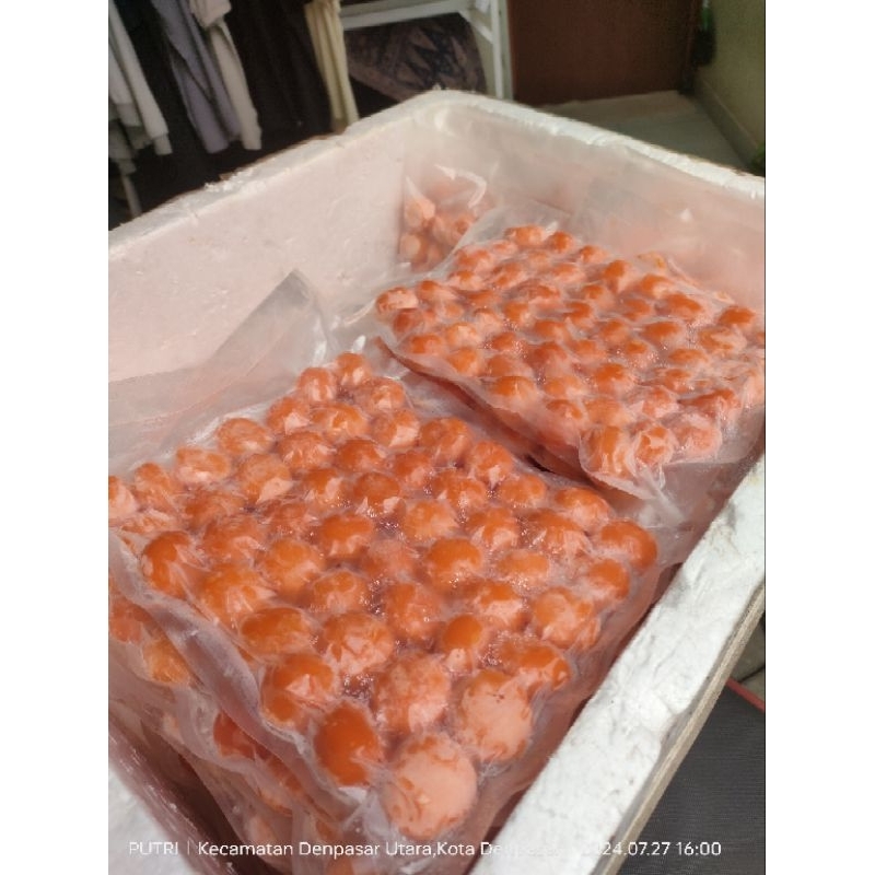 Jual KUNING TELUR ASIN MENTAH (TELUR BEBEK) SALTED EGG YOLK KHUSUS ...