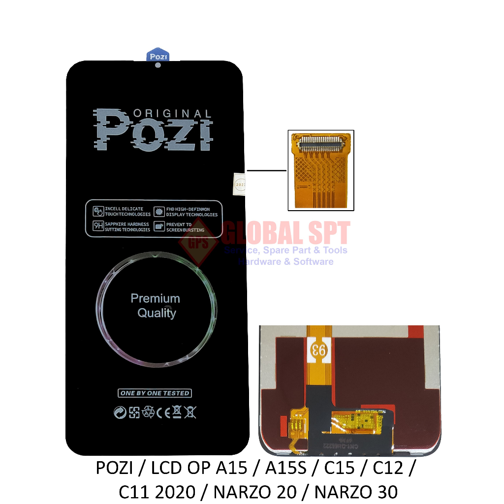 Jual POZI / LCD TOUCHSCREEN OPPO A15 / A15S / C15 / C12 / C11 2020 ...