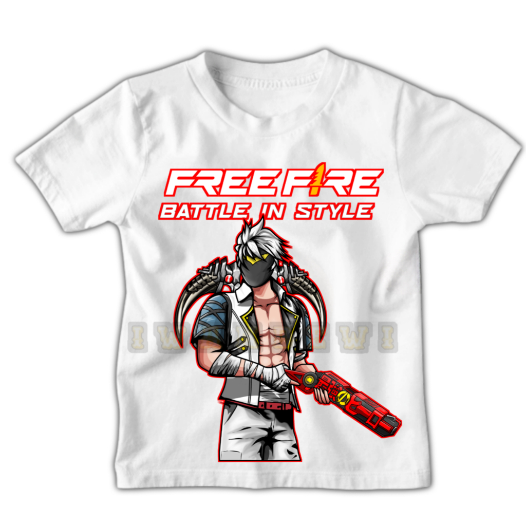 Jual iwandewi BAJU KAOS ATASAN ANAK SKIN FF FREE FIRE VERSI CHARAKTER ...