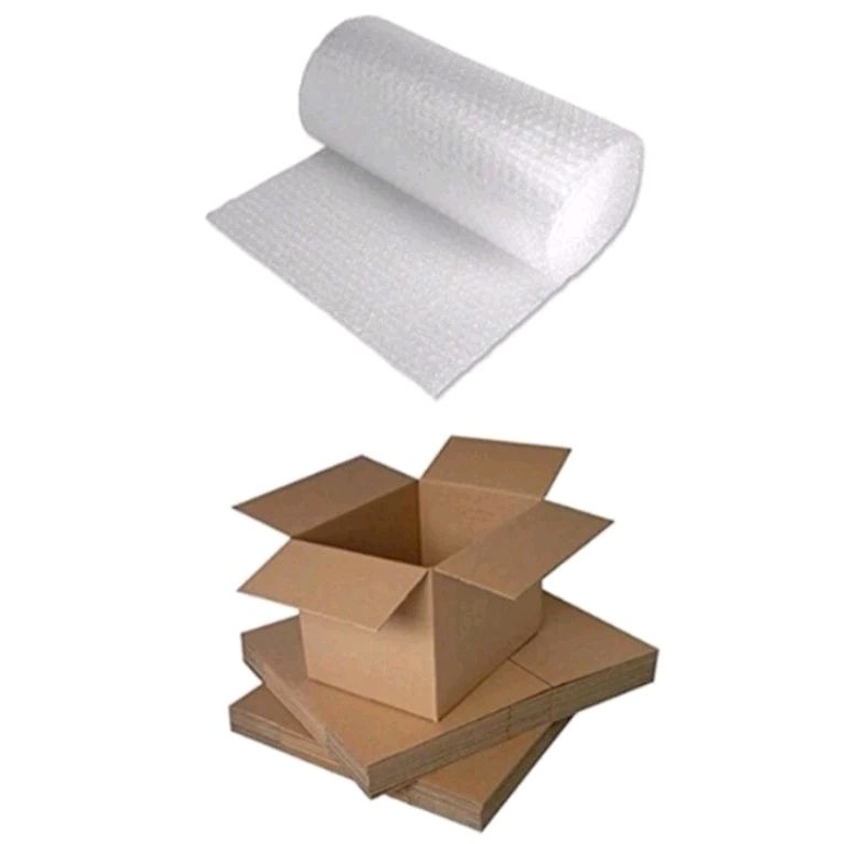Jual tambahan packing dus + bubble / double packing | Shopee Indonesia