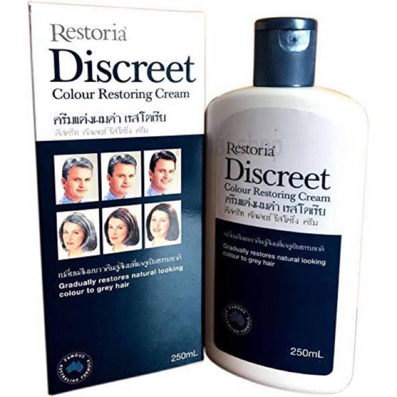 Jual RESTORIA DISCREET COLOUR RESTORING CREAM 250ml | Shopee Indonesia