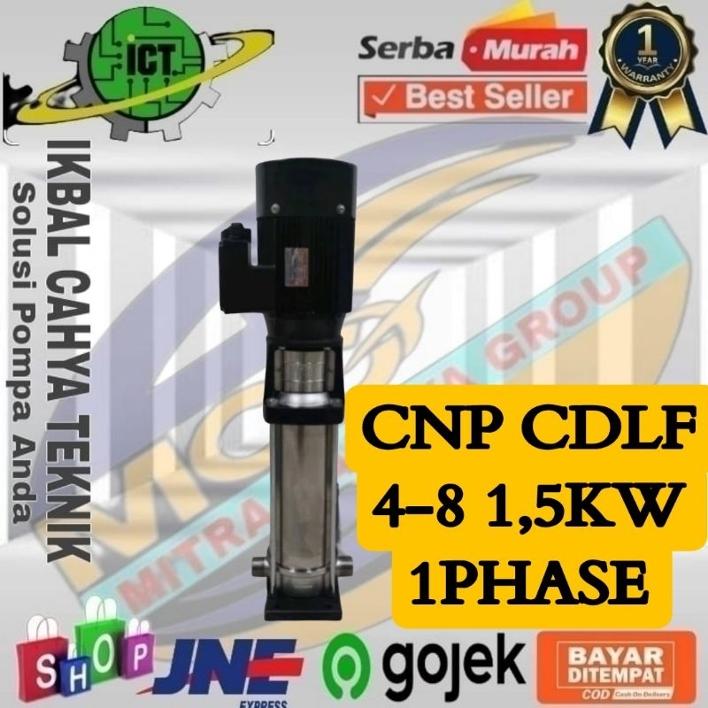 Jual Pompa Booster Vertical Multistage CNP CDLF 4-8 2Hp 1,5KW 220V ...
