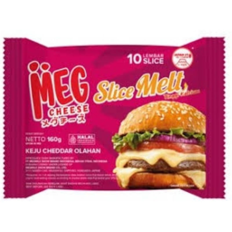 Jual Keju Meg Slice Melt Serbaguna isi 10Pcs | Shopee Indonesia