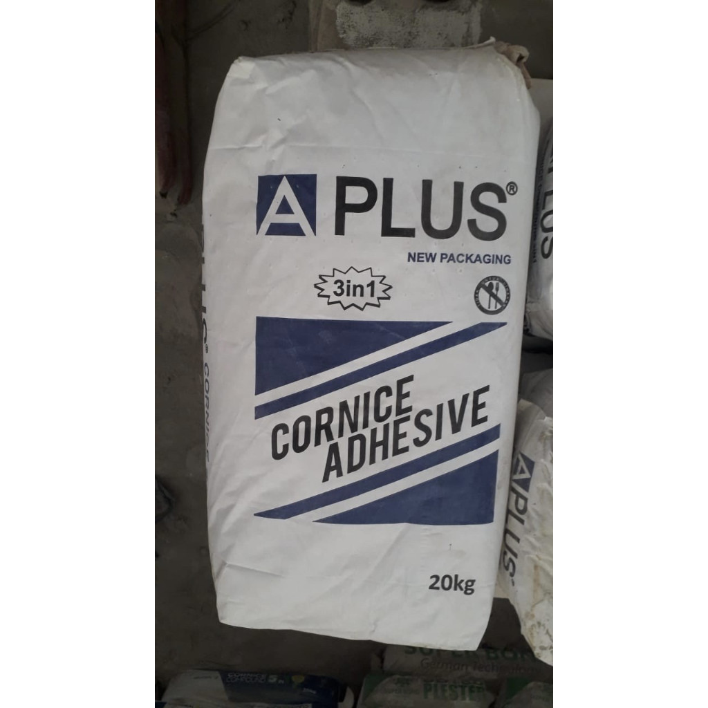Jual COMPOUND GYPSUM APLUS 20 KG SAK | DEMPUL KOMPON GIPSUM A PLUS ZAK ...