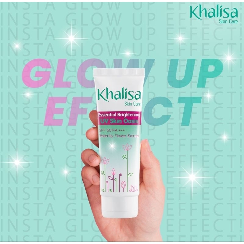 Jual Khalisa Essential Brightening UV Skin Oasis 40 g | Shopee Indonesia