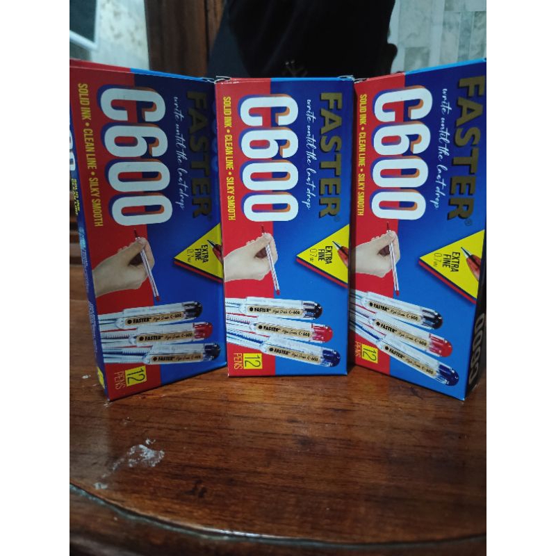 Jual {HARGA ECER} BOLPOIN FASTER C600 / PALING LARIS / KEKINIAN ...