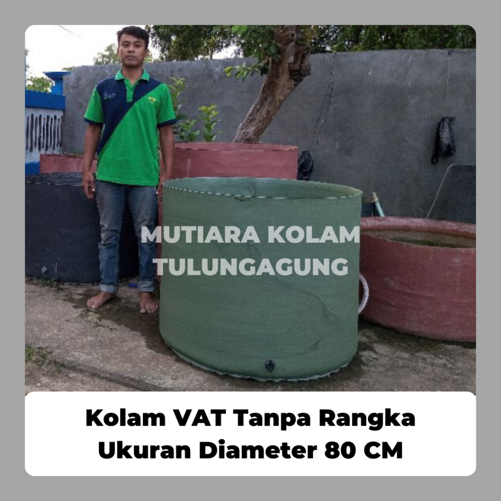 Jual KOLAM IKAN BULAT DIAMETER 80 CM TINGGI 50-80 CM | TANDON AIR MURAH ...