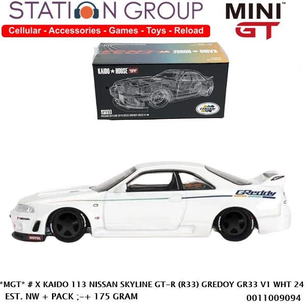 Jual MINI GT # X KAIDO 113 NISSAN SKYLINE GT-R (R33) GREDOY GR33 V1 ...