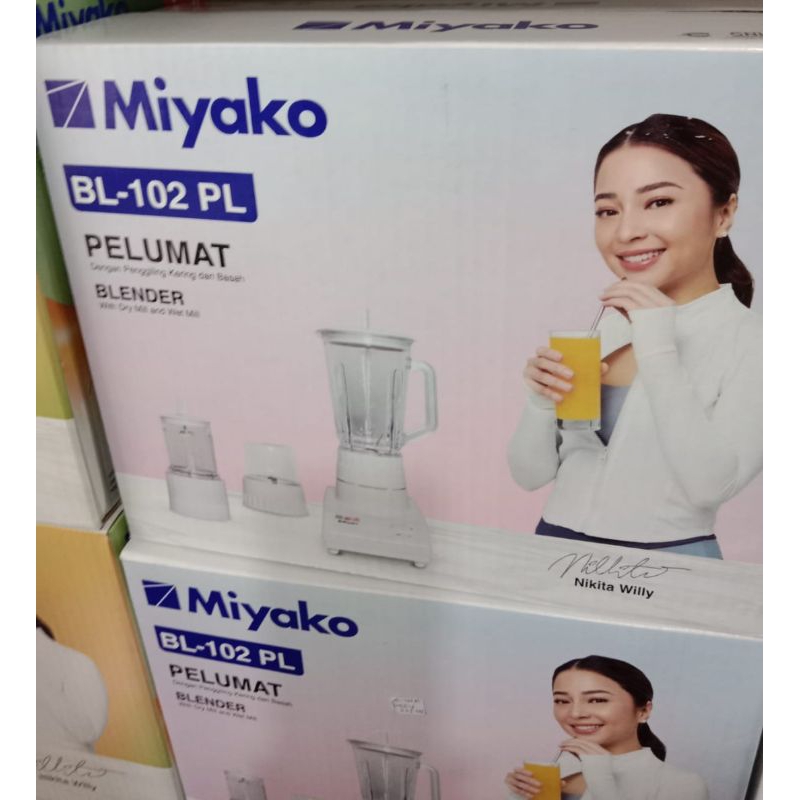 Jual Blender Miyako BL-102 PL 3in1 Original | Shopee Indonesia
