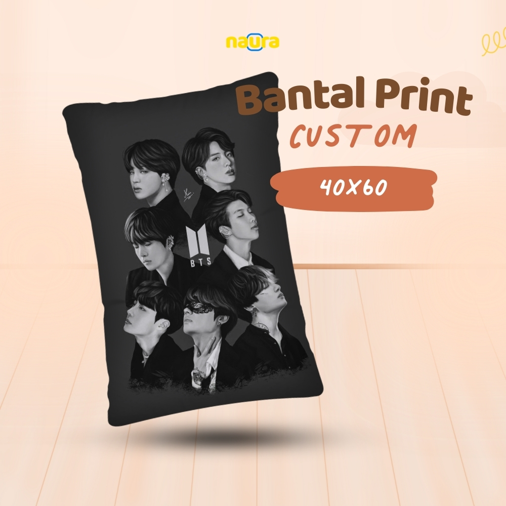 Jual Bantal Print Bantal Cetak Custom Foto Cetak Dua sisi 40X60 ...