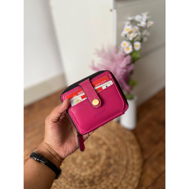 Jual Pepari Leather Dompet Kulit Sapi Mini Wallet PA-929 | Shopee Indonesia