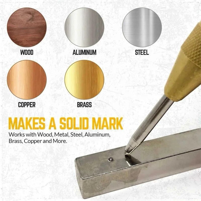 Jual Penanda Titik Mata Bor Automatic Center Punch Hammer Drill Bit ...